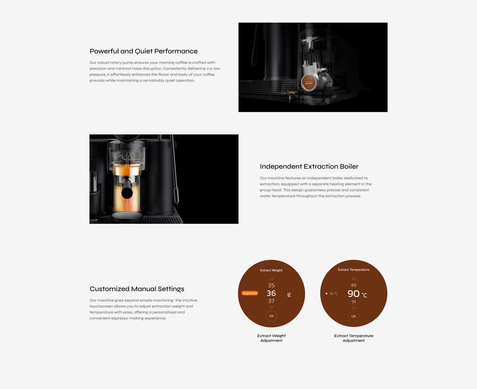 Meraki Espresso Coffee Machine